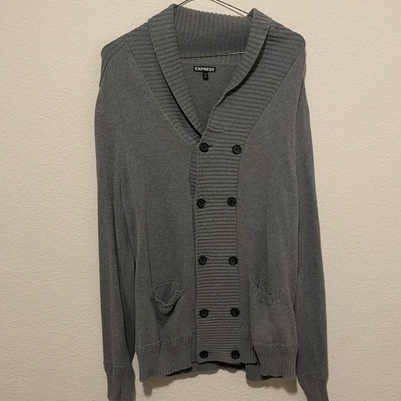 Express | Sweaters | Express Cardigan In Grey | Poshmark